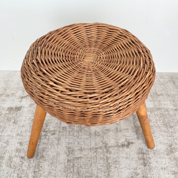 Wicker Stool - Etsy