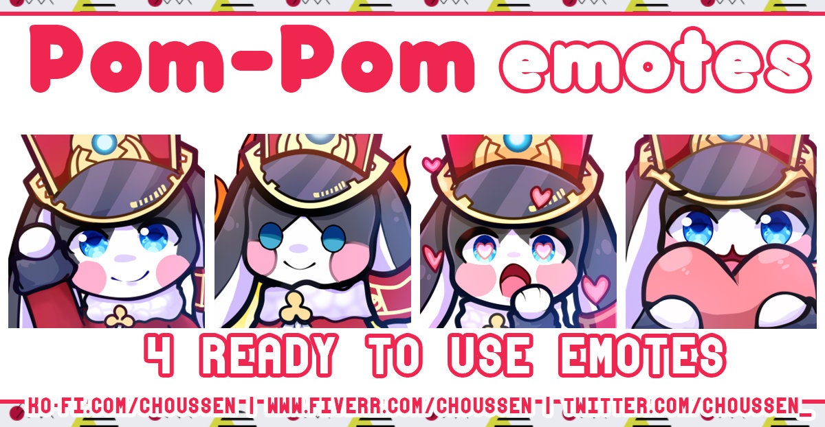 Pom-pom Emotes From Honkai Star Rail - Etsy