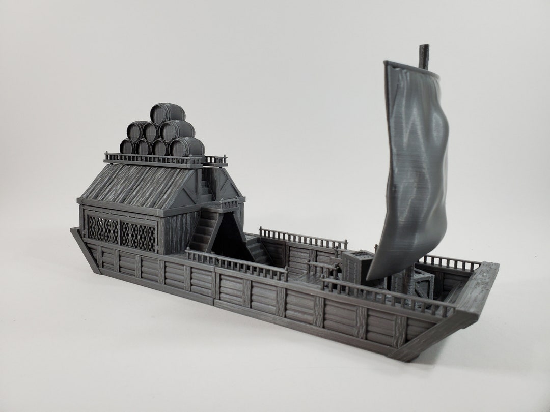 Barge - by Code2 City of Drennheim Dungeons and Dragons Terrain Modular ...