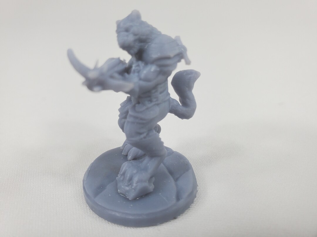 Catfolk X Bow | Dark Realms | 28mm | Dungeons and Dragons | Tabletop ...