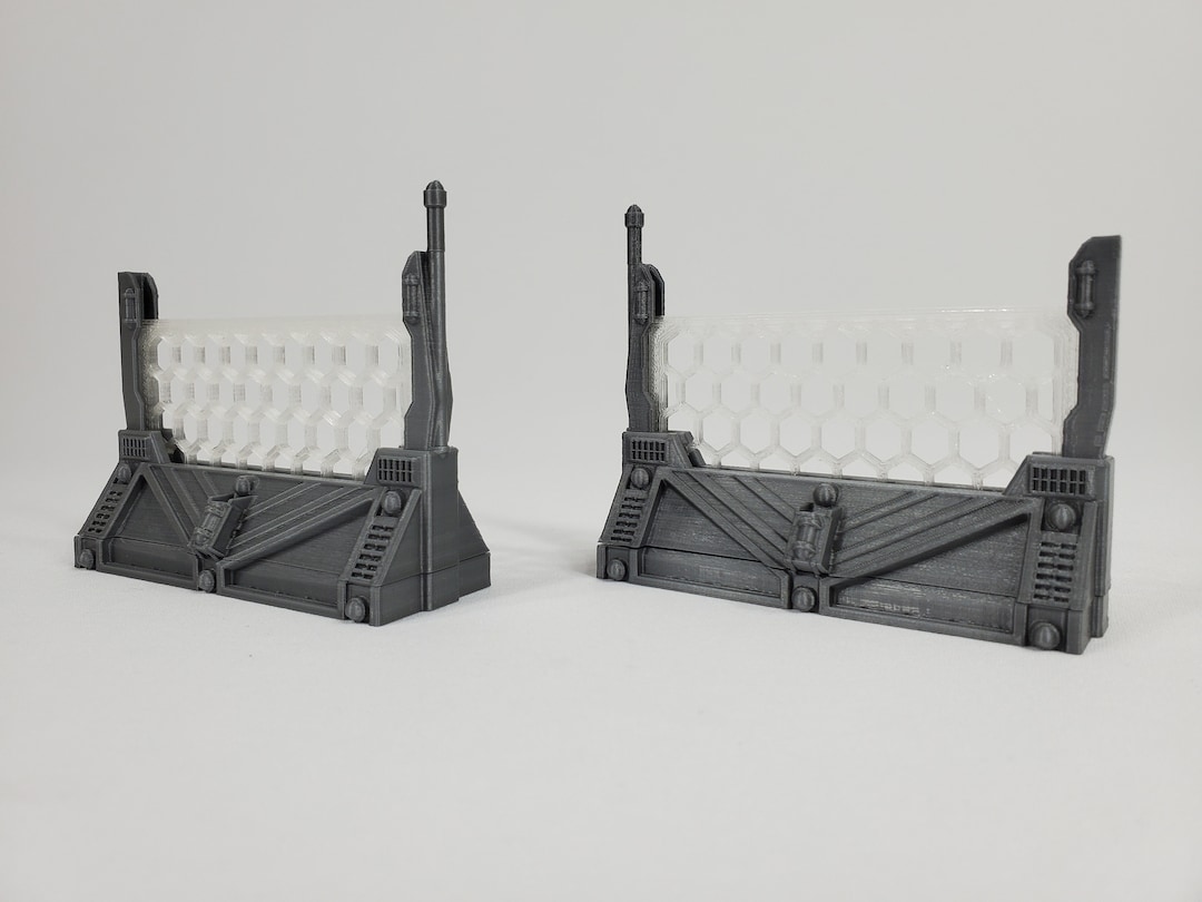 Neocity Power Station Fence | Dark Realms | 28mm | Sci-fi | Cyberpunk ...