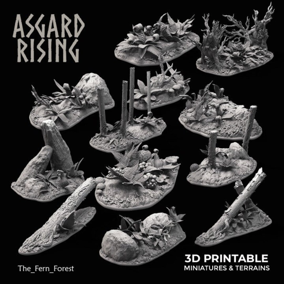 The Fern Forest 2 | Asgard Rising | 28mm | Fantasy | Dungeons and ...