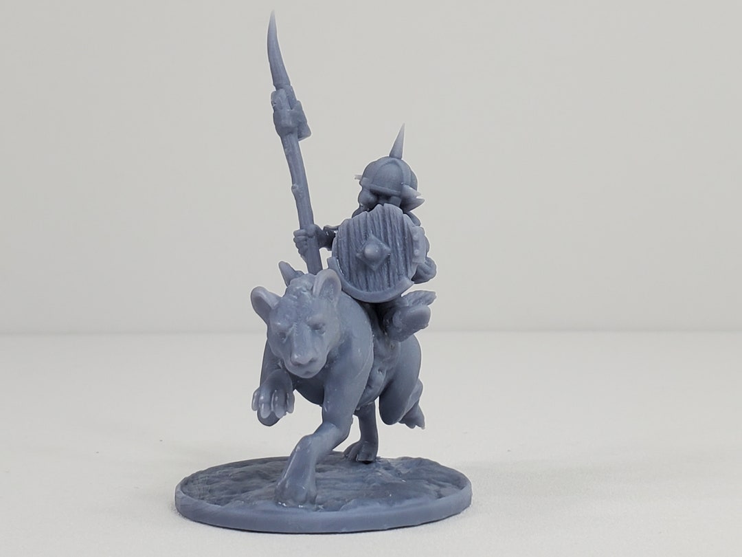 Hyena 4 Goblin Rider 2 | Kyoushuneko | 28mm | Dungeons and Dragons ...