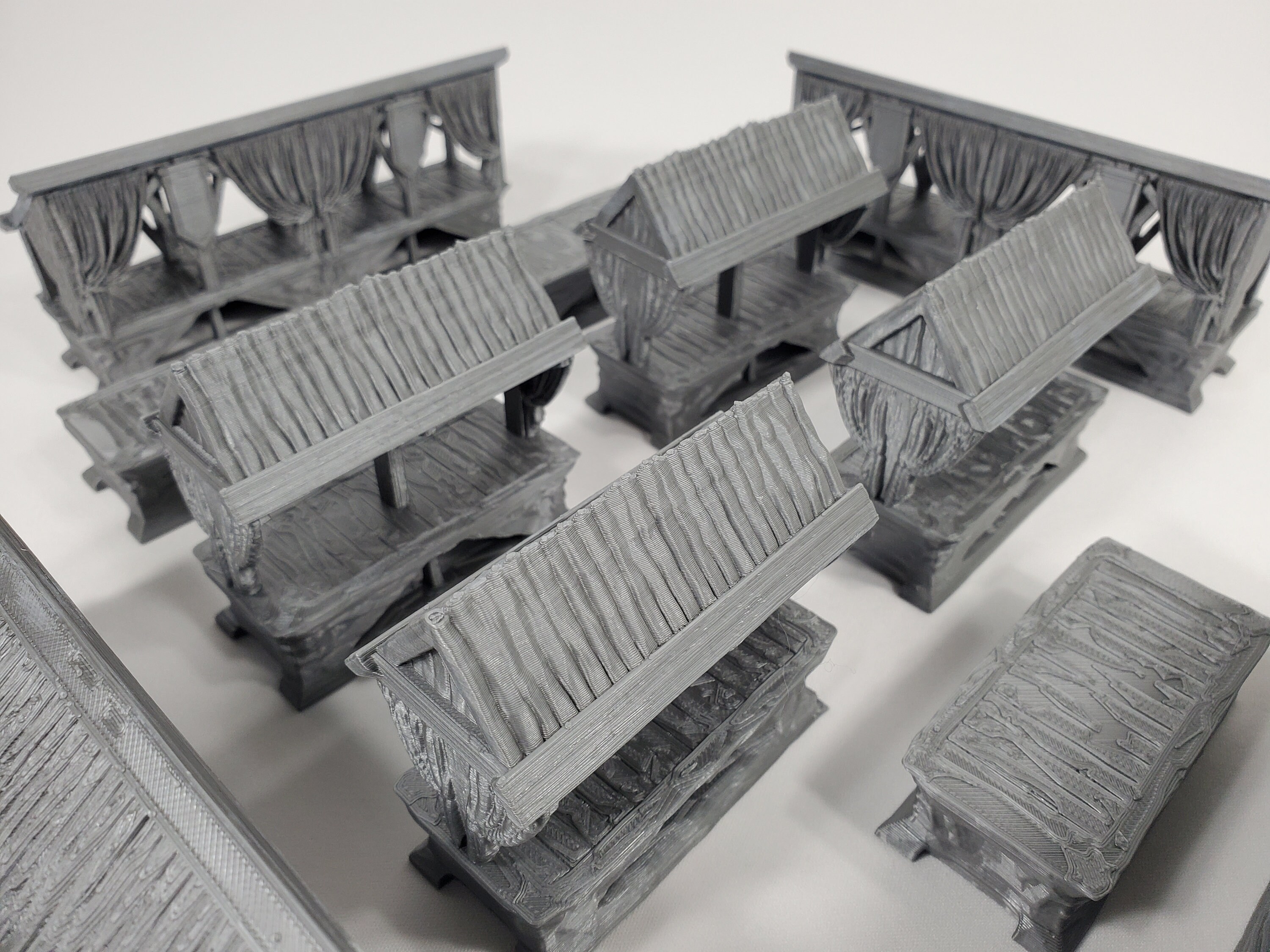 Market Stalls SET | City of Drennheim | Code2 | 28mm | Wonder Worlds ...