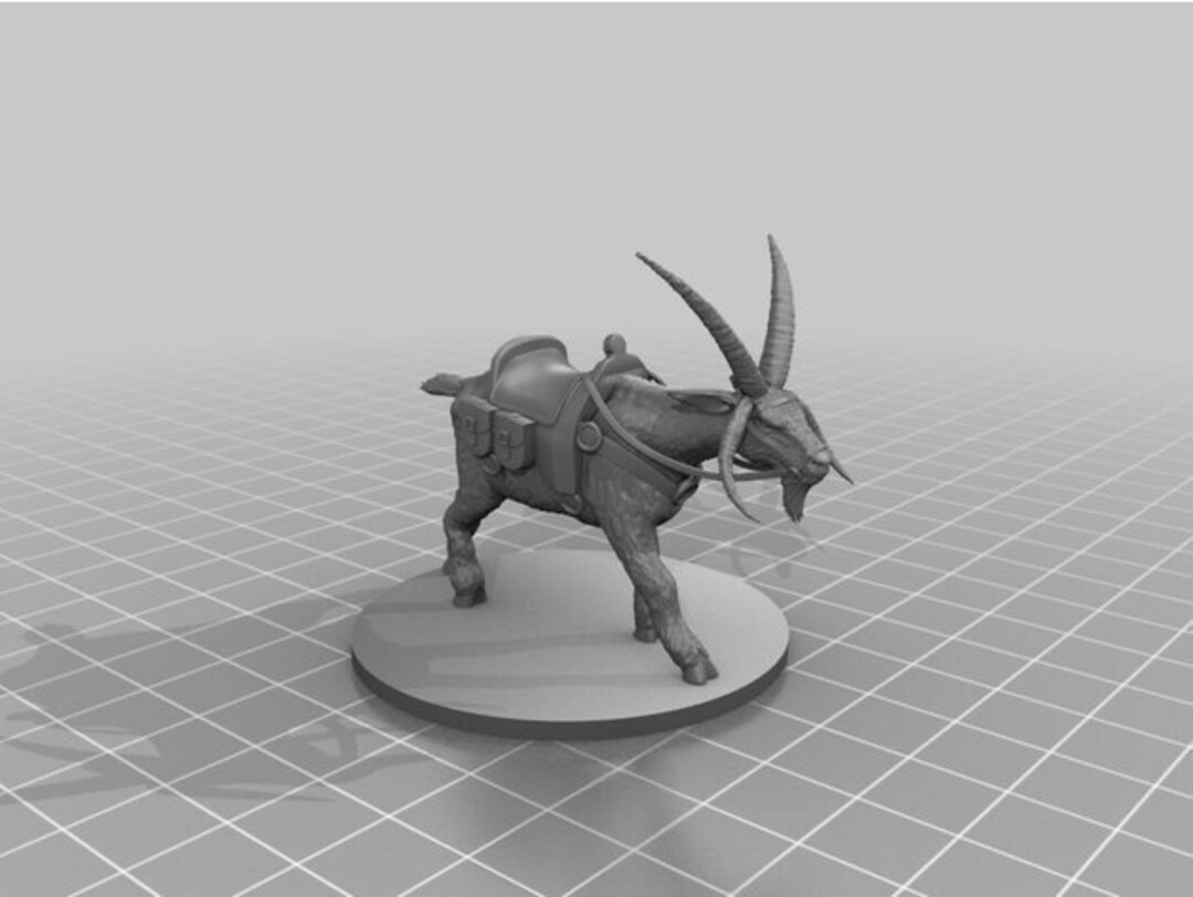 Giant Goat Mount MZ4250 28mm Dungeons and Dragons Tabletop Resin Dnd ...
