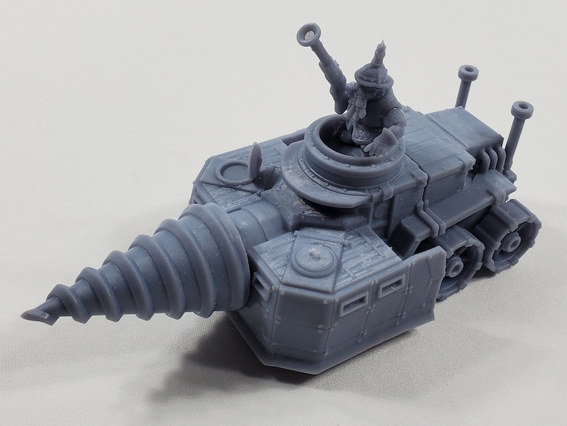 Dwarf Mining Drill Tank Kyoushuneko Dwarden Mining Team - Etsy