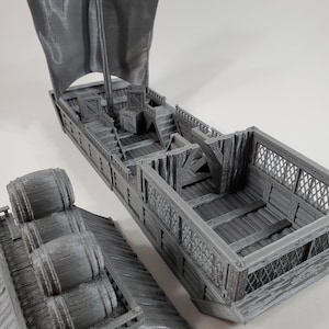 Barge - by Code2 City of Drennheim Dungeons and Dragons Terrain Modular ...