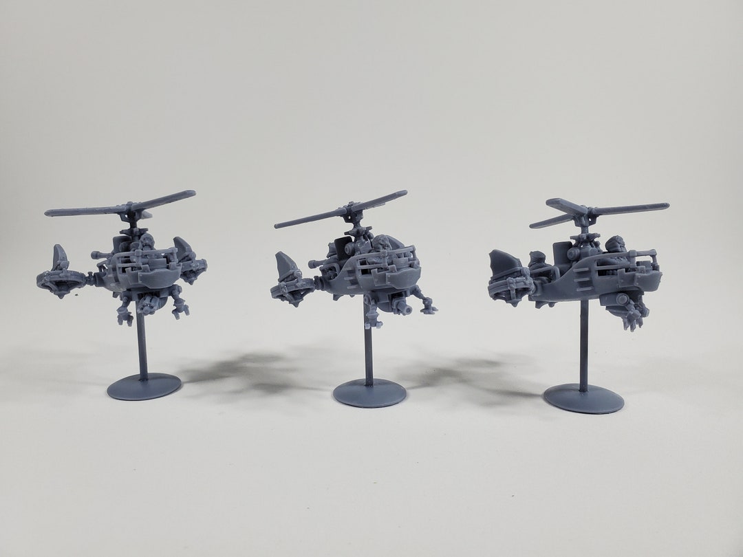 Dwarf Steam Gyrocopters Set | Kyoushuneko | 28mm | Dwarf | Dungeons and ...