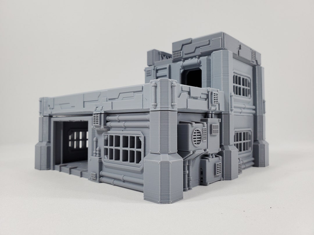 Neocity Building 5 | Dark Realms | 28mm | Sci-fi | Cyberpunk | Tabletop ...