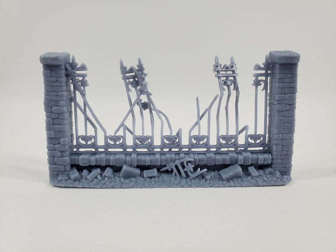 Iron Fence Ruined B | Asgard Rising | 28mm | Fantasy | Dungeons and ...