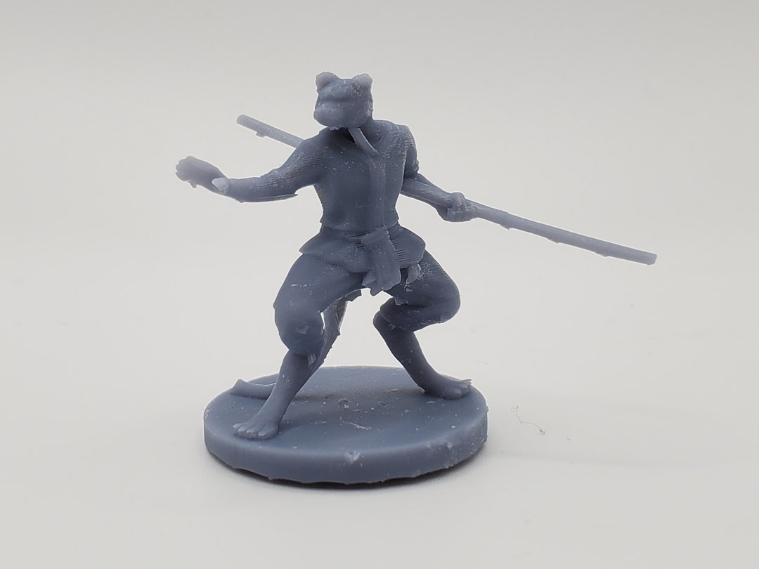 Tabaxi Female Monk 2 MZ4250 | 28mm | Dungeons and Dragons | Tabletop ...