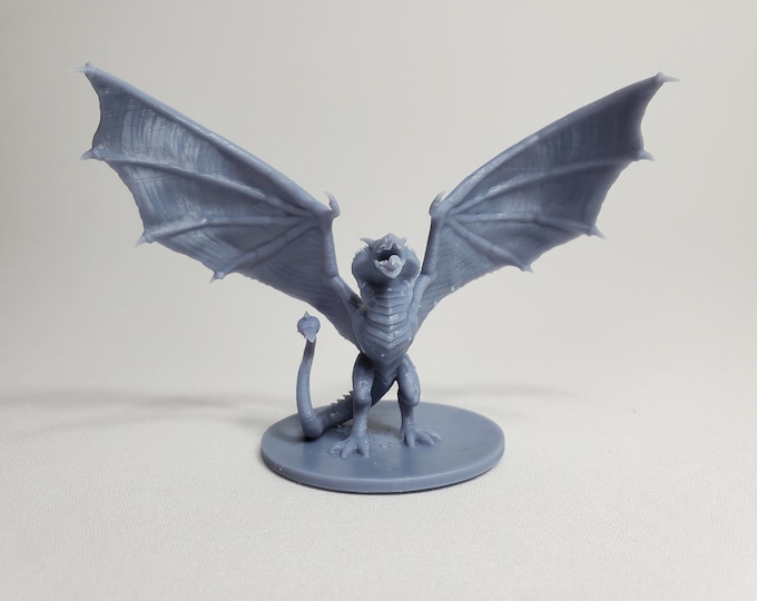 Necromancer Mounted on Undead Dragon Mini DND Pathfinder Dungeons ...