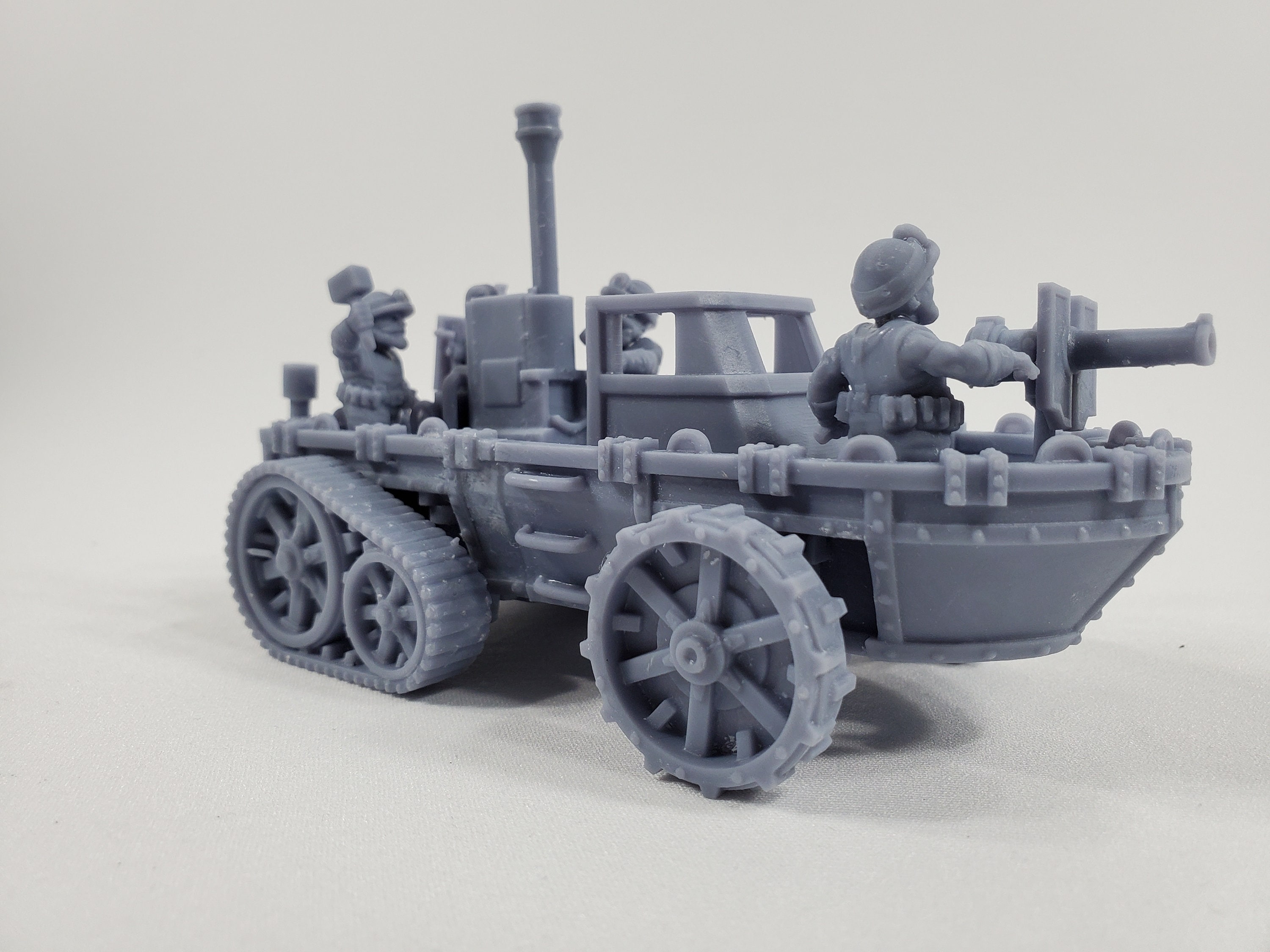 Steam Tank Dwarf Miniature | Kyoushuneko Dwarden Mining Team | 28mm RPG ...