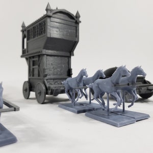 Carts and Wagons Carriage Set Medieval City of Drennheim by Code2 ...