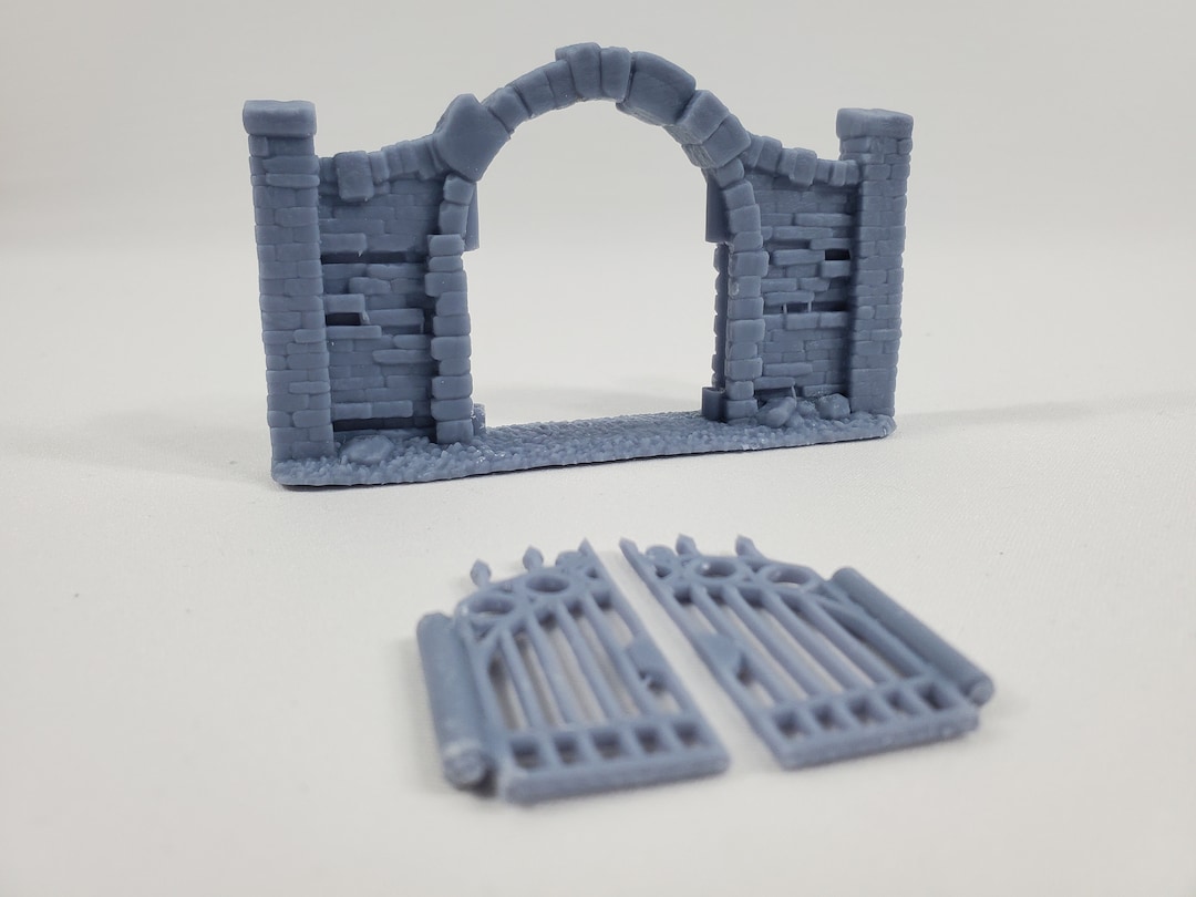 Iron Gate Fence | Asgard Rising | 28mm | Fantasy | Dungeons and Dragons ...