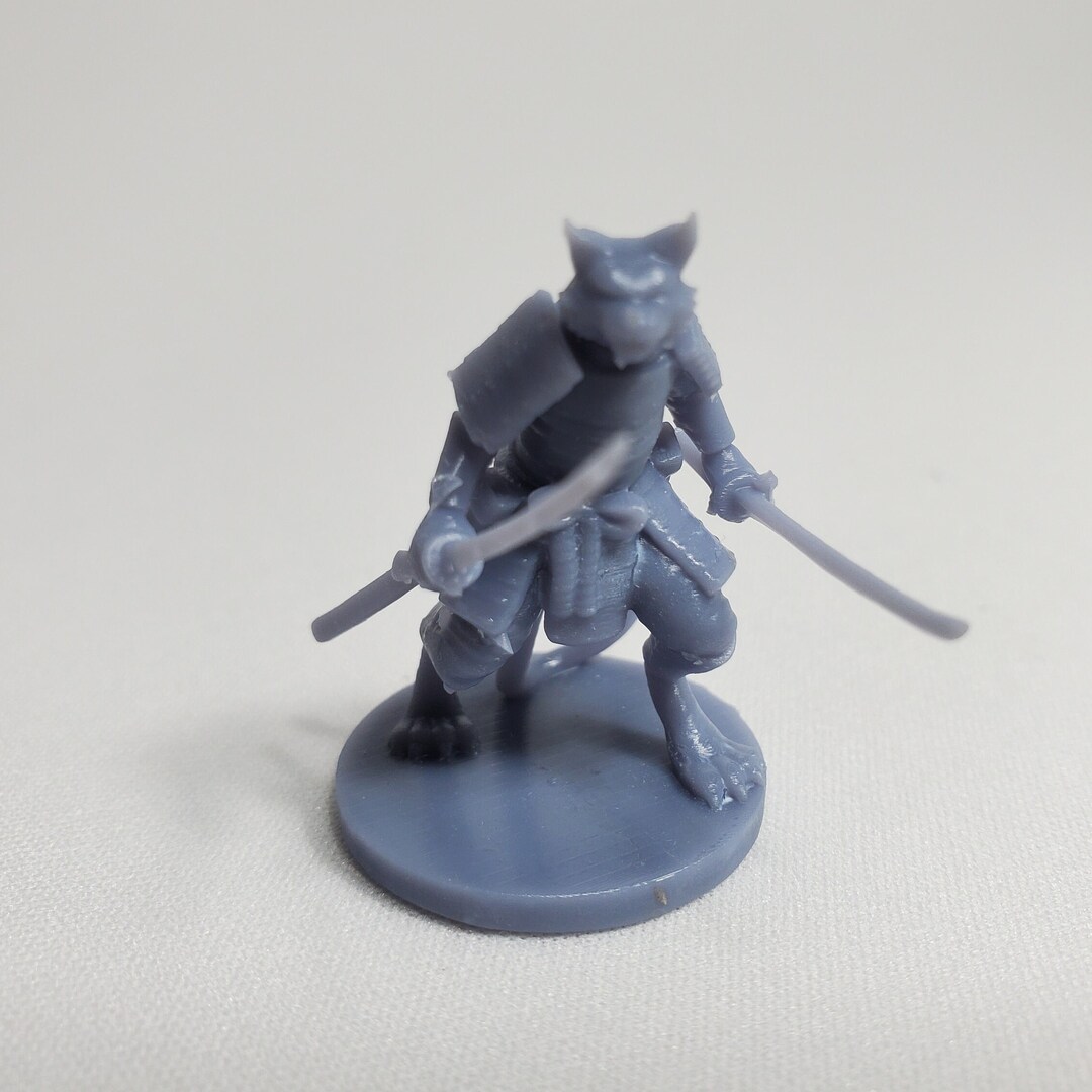 Tabaxi Samurai Cat | MZ4250 | 28mm | Dungeons and Dragons | Tabletop ...