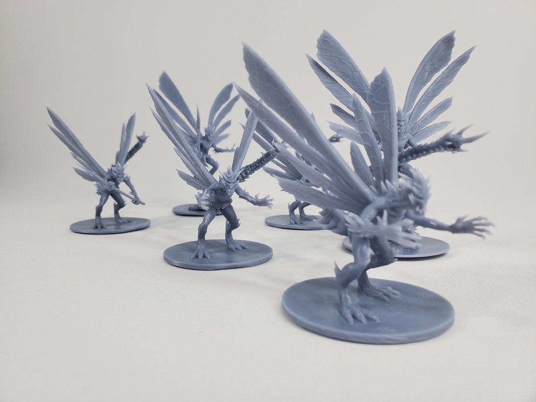 Bone Devil SET of 6 - by MZ4250 Dungeons and Dragons Terrain Tabletop ...