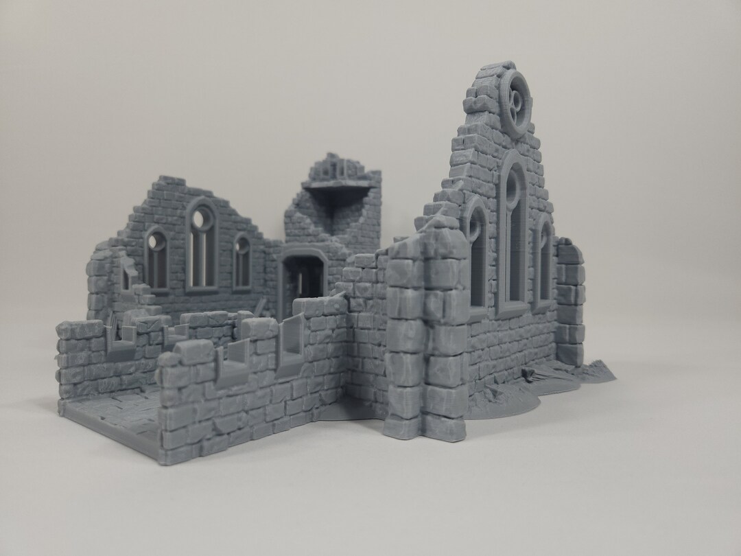 Kasenport Church Ruins | Dark Realms | 28mm | Sci-fi | Cyberpunk ...