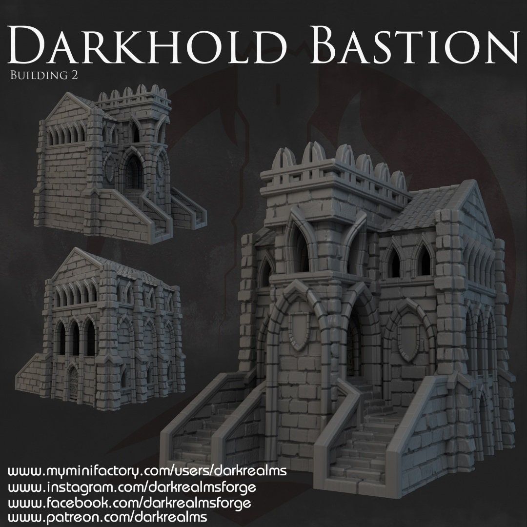 Darkhold Bastion Building 2 Dark Realms 28mm Fantasy Dungeons and ...