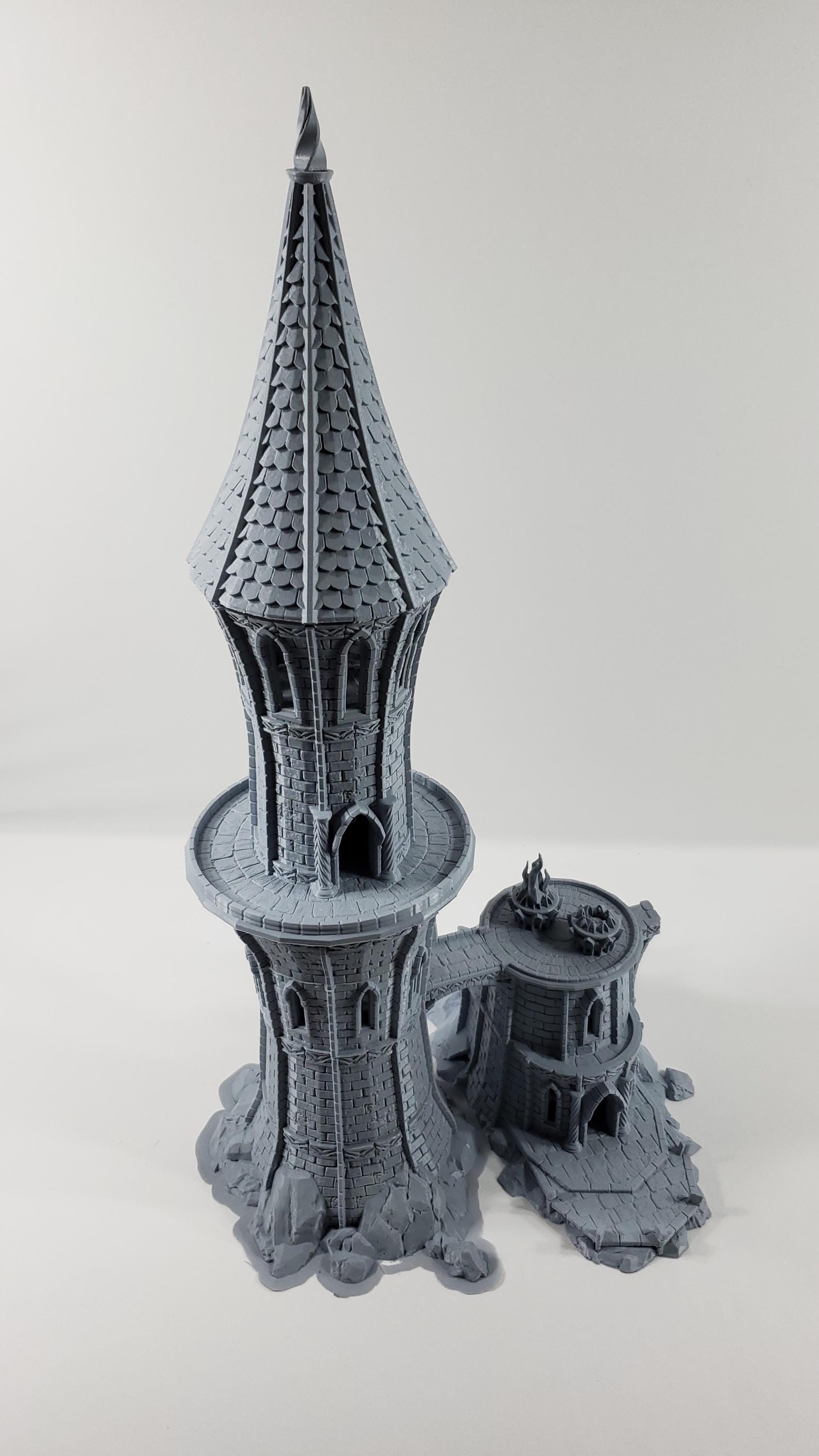 High Elves Lighthouse With Dock | Dark Realms | 28mm | Dungeons and ...