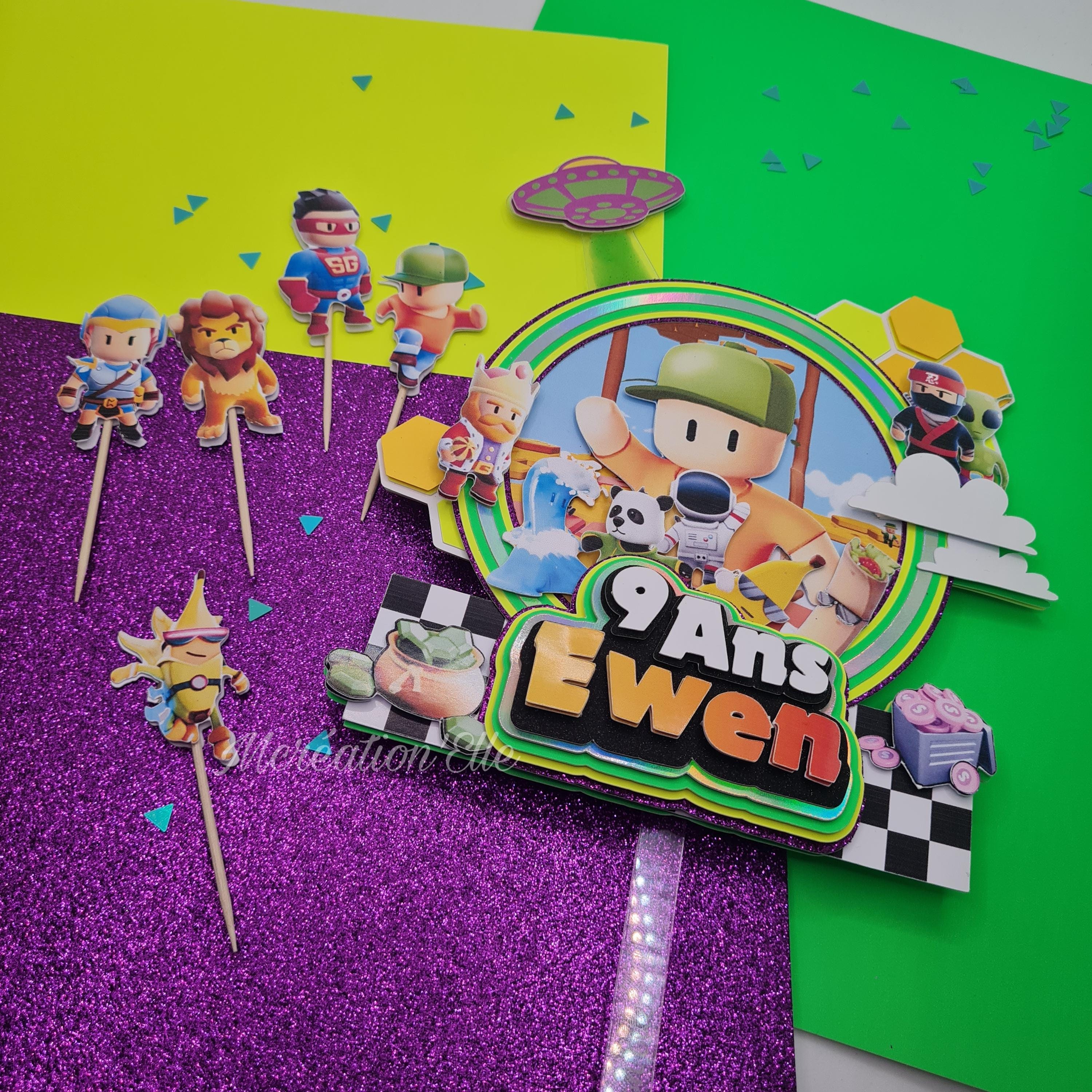 Stumble Guys Cake Topper - Etsy