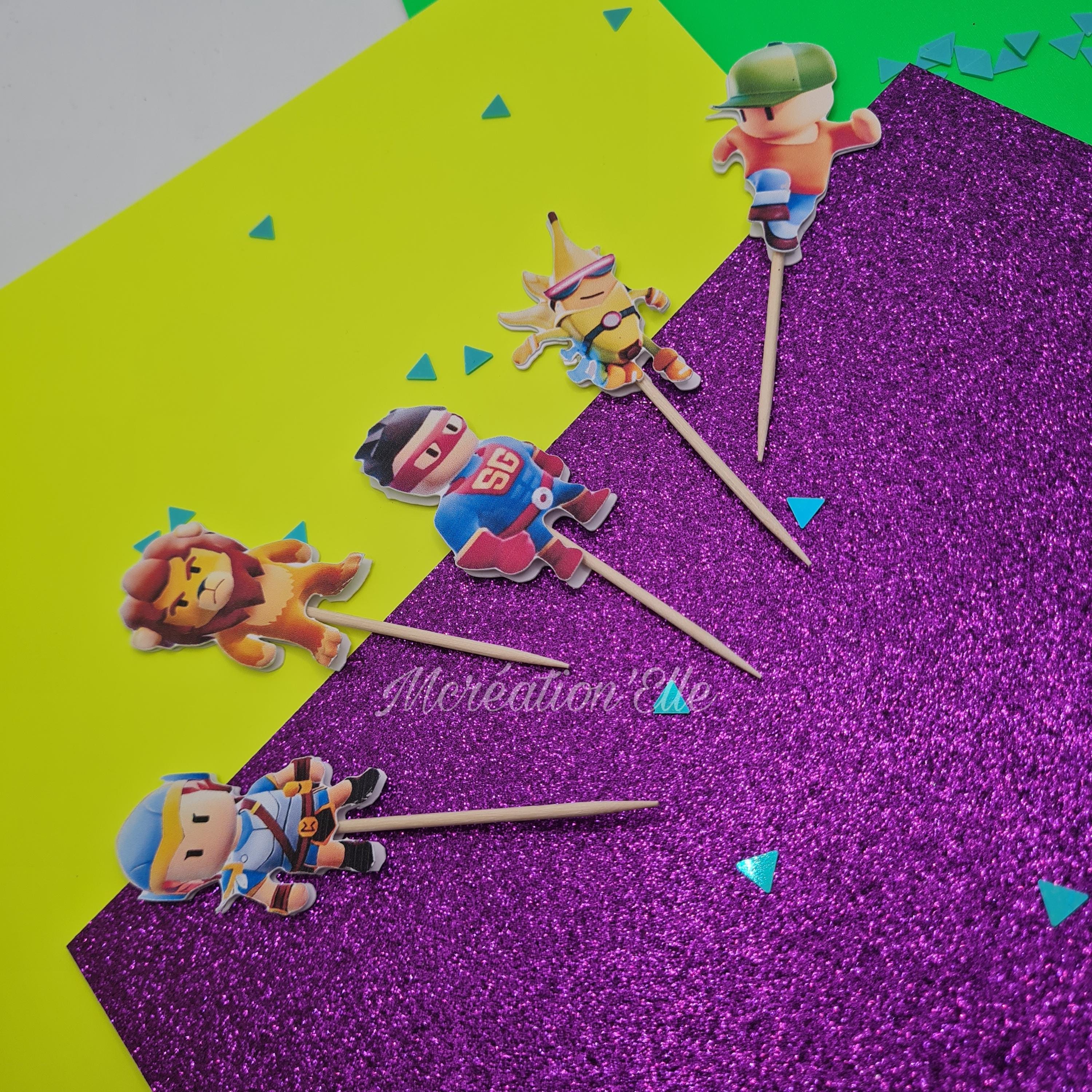 Stumble Guys Cake Topper - Etsy