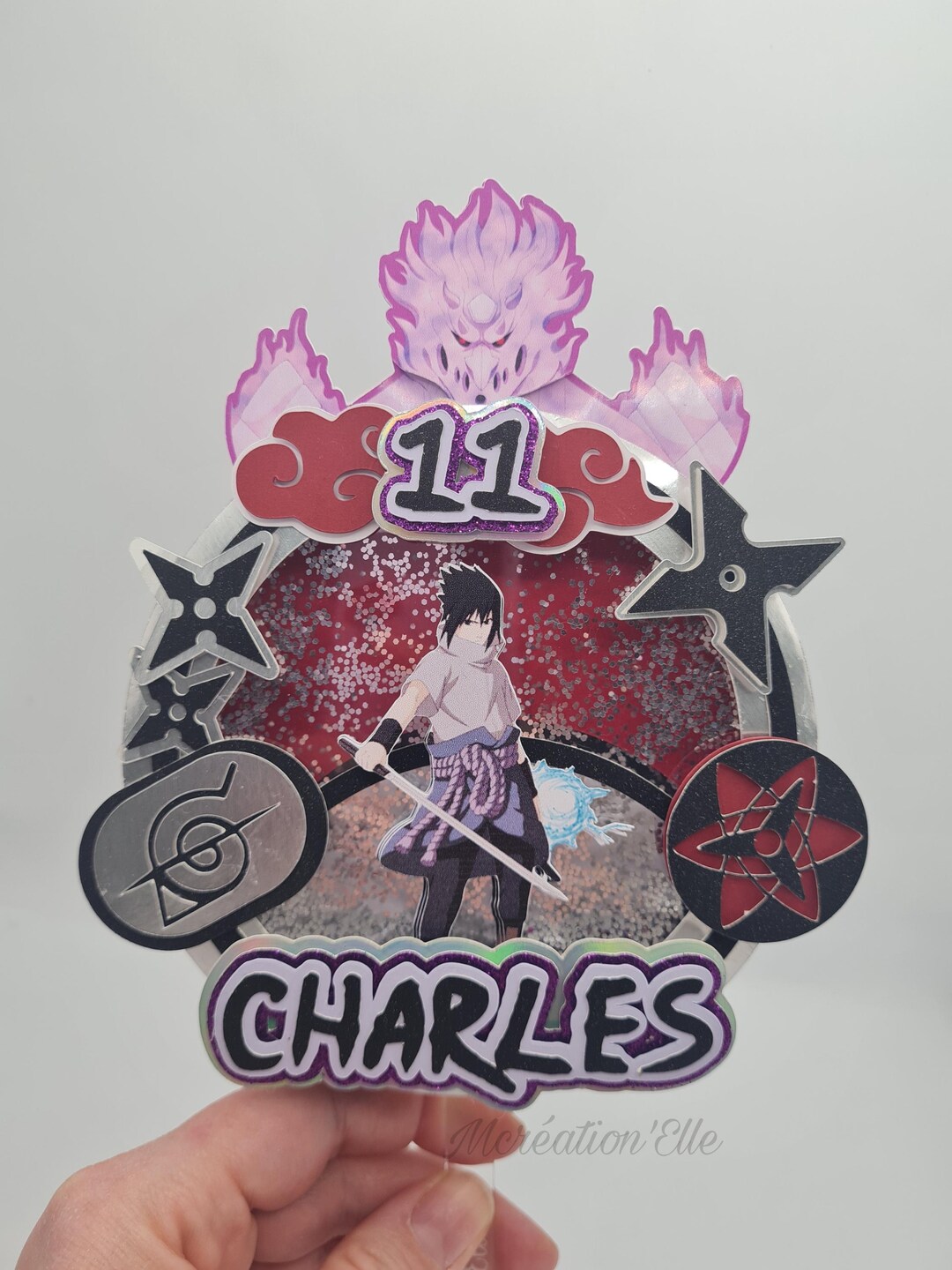 Cake Topper Shaker Sasuke Susano - Etsy