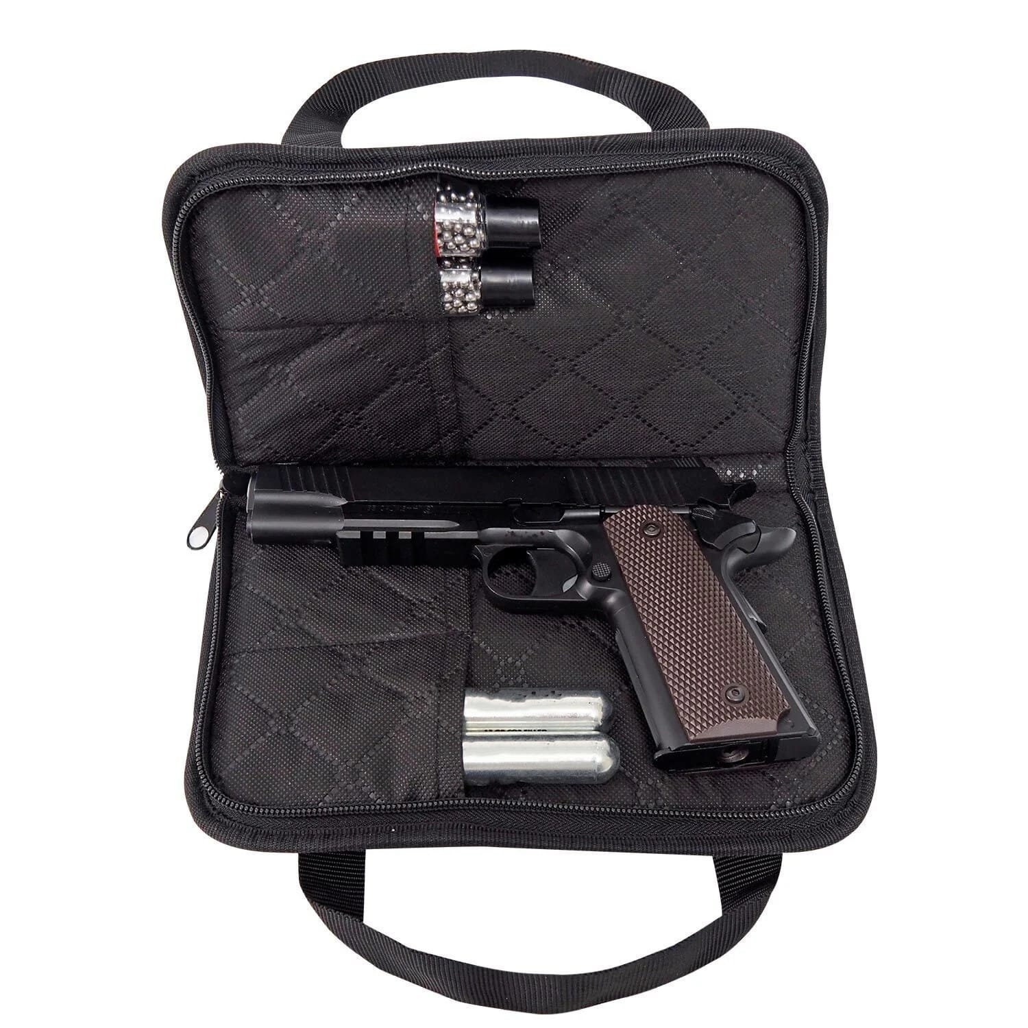 Pistol Case , Pistol Carrying Case , Ergonomic Carrying Pocket With Zip ...