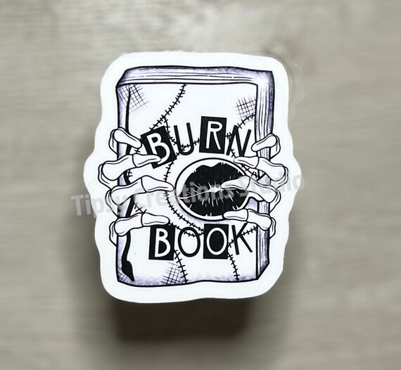 Burn Book Hocus Pocus Sticker for Hydroflask Stickers - Etsy UK