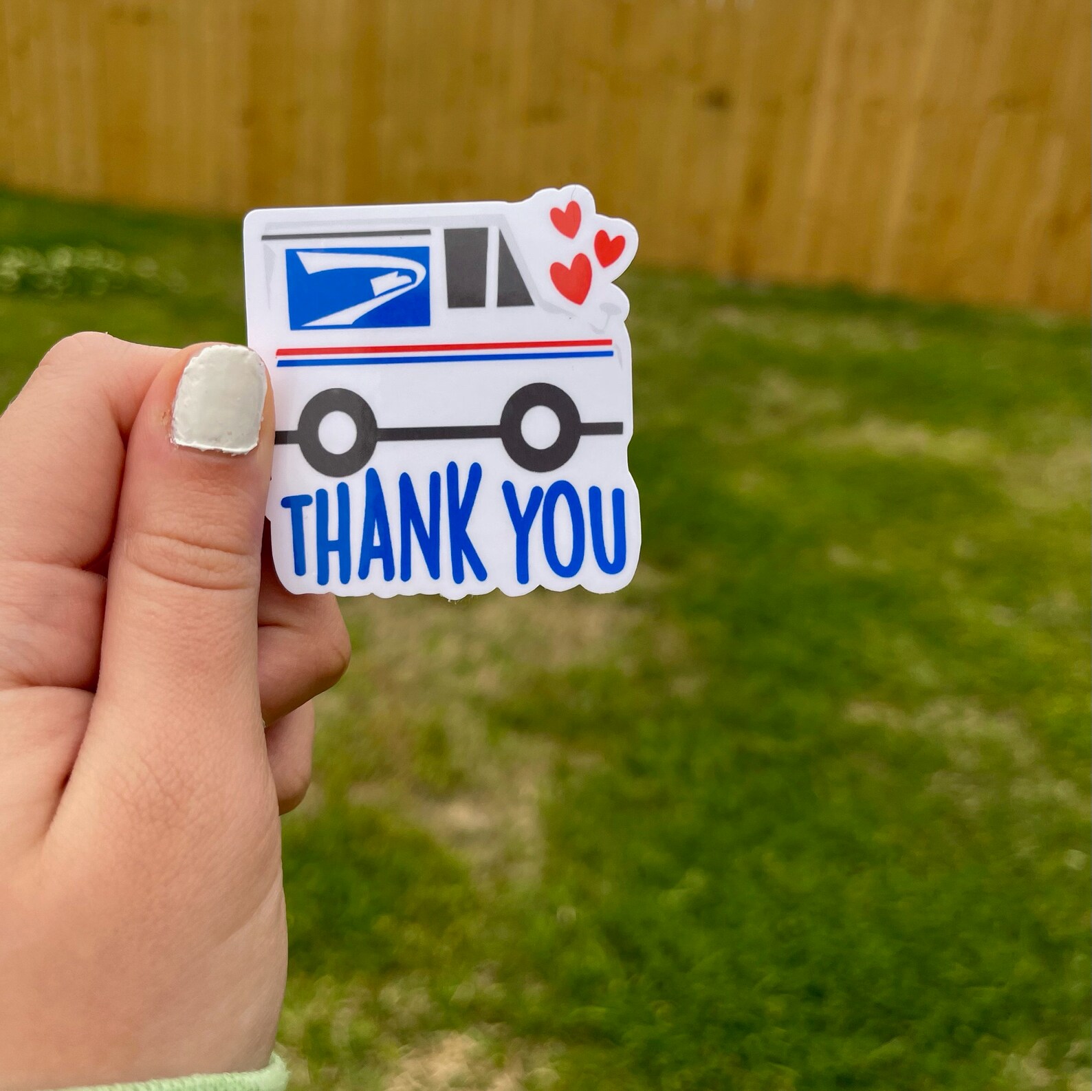 USPS Stickers Postal Service Thank You Sticker Sticker - Etsy