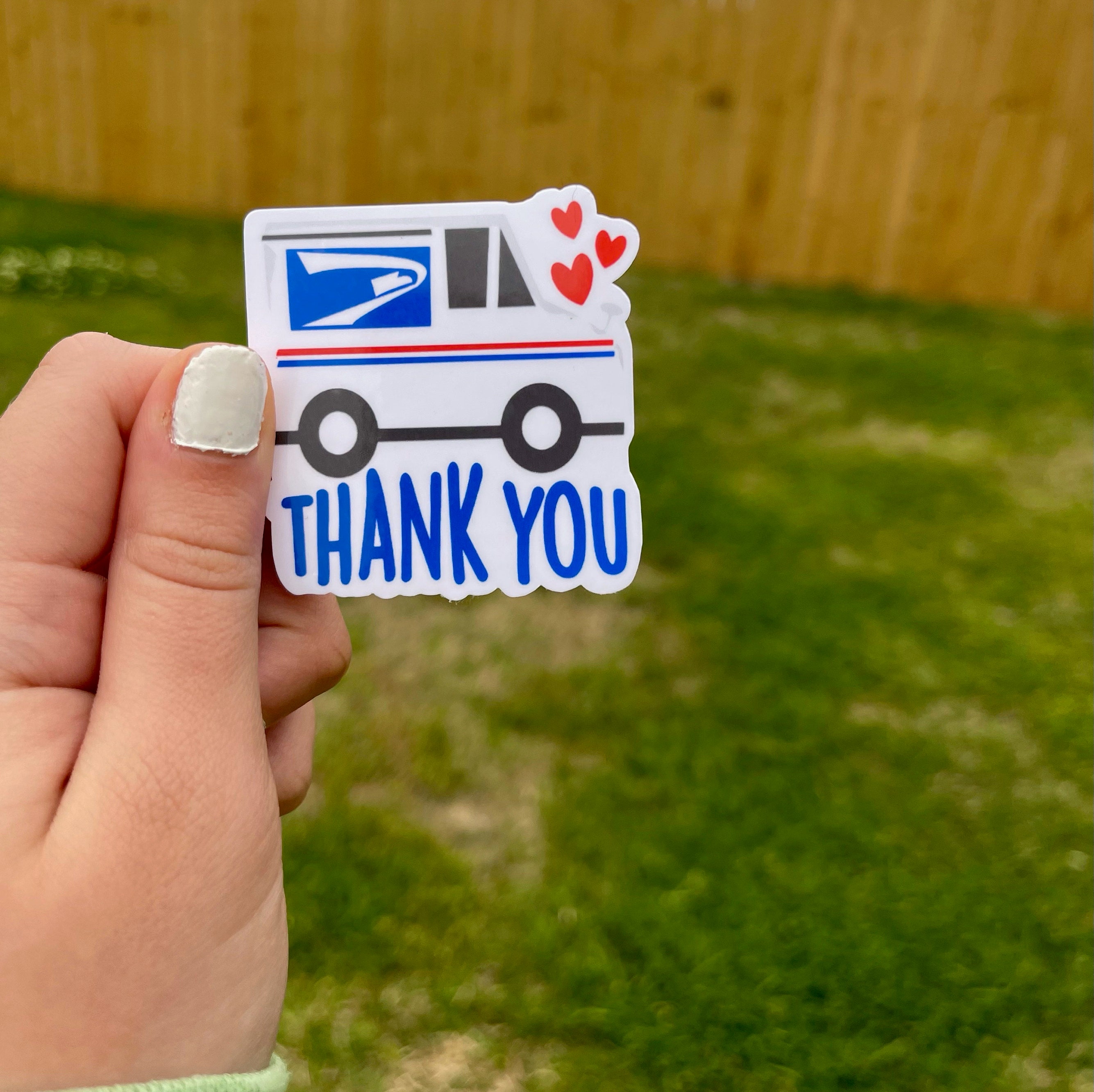 USPS Stickers Postal Service Thank You Sticker Sticker - Etsy