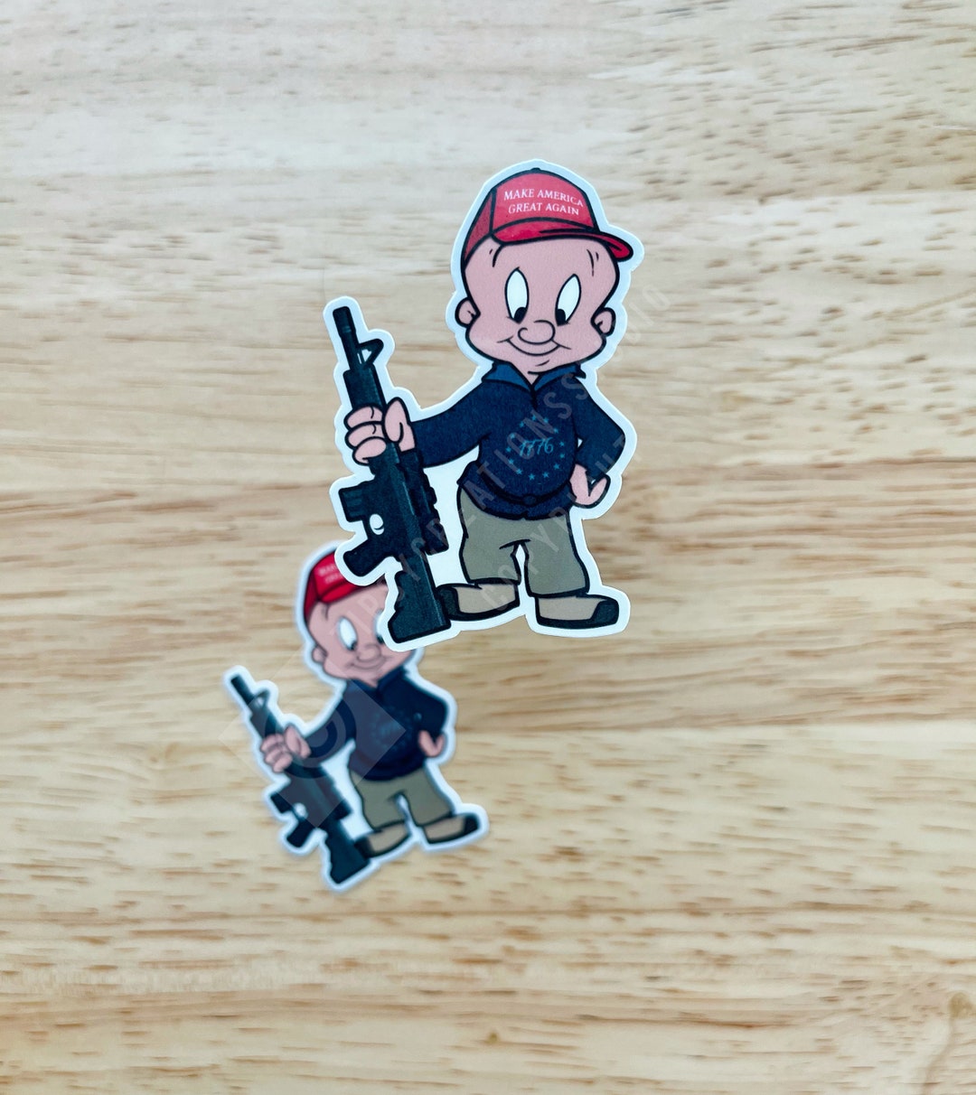 Elmer Fudd, Trump Stickers, Republican Stickers, Conservative Stickers ...