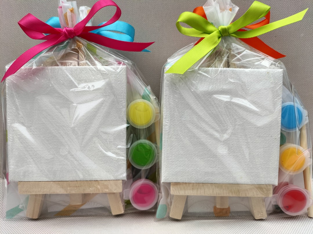 Paint Your Own Canvas, Kids Party Bags, Party Favours, Miniature ...