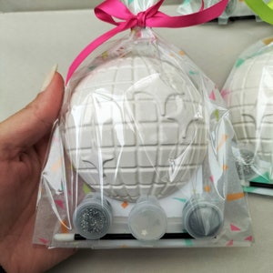 Glitter Ball/disco Ball Party Bag Fillers, Paint Your Own Glitter Ball ...