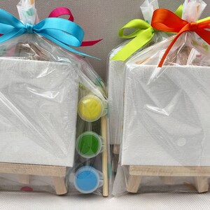Paint Your Own Canvas, Kids Party Bags, Party Favours, Miniature ...