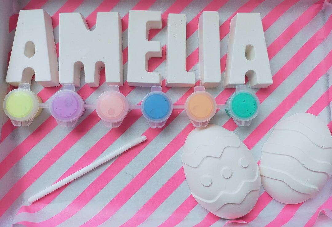 Paint Your Own Easter Name, Personalised Easter Gifts, Chick, Easter ...