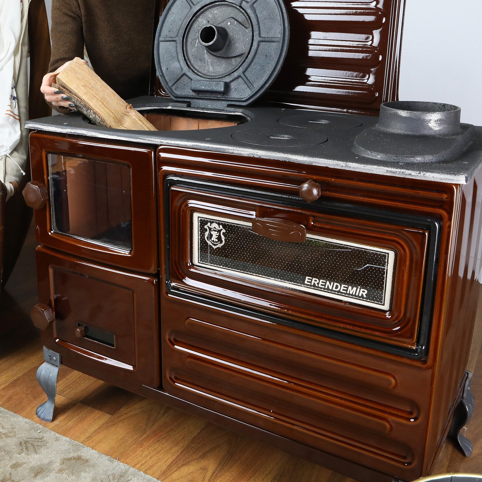 Turkish Oven Wood Burning Stove: Camping Cooker, Fire Pit Heater - Etsy