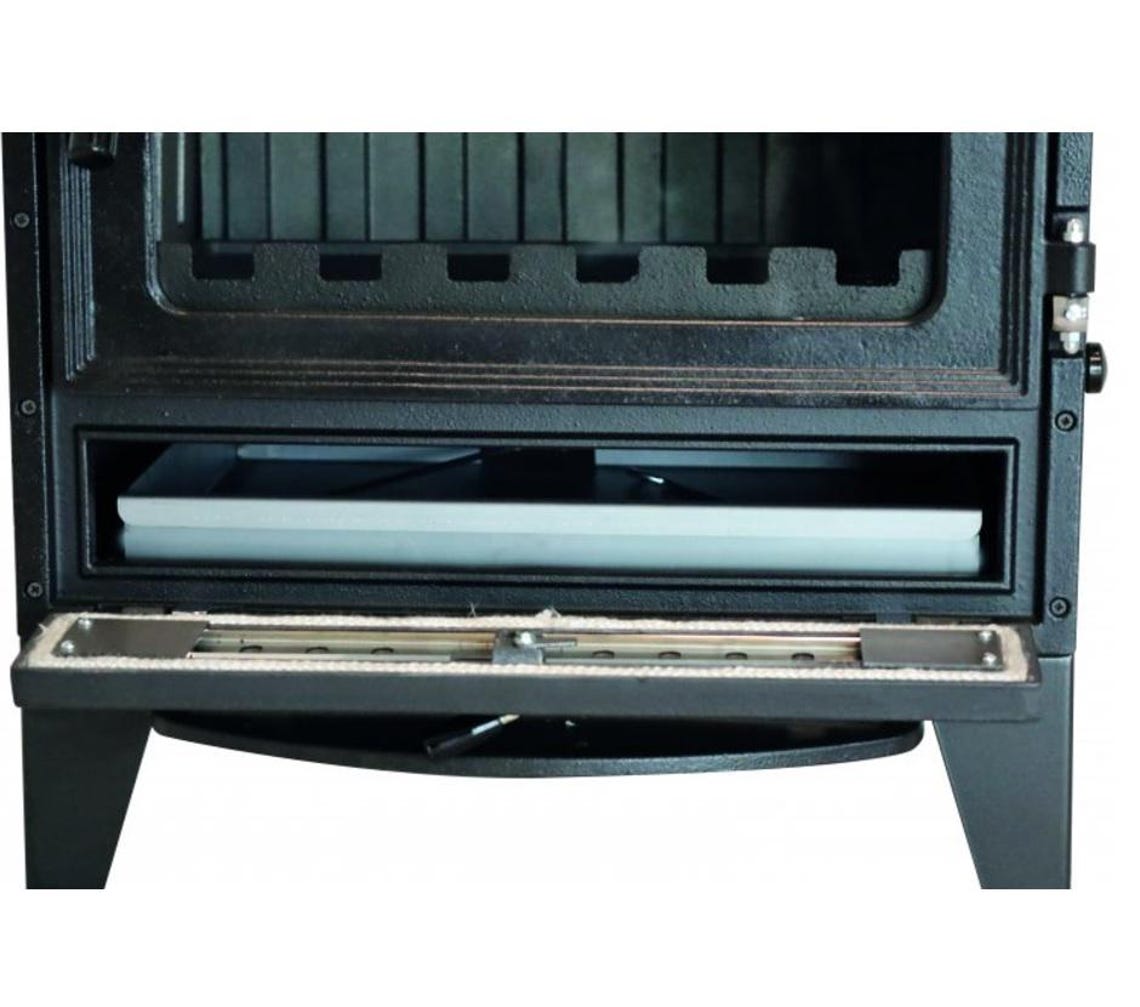 Cast Iron Wood Stove: Three-sided Glass, Coal Burning Cooker - Etsy