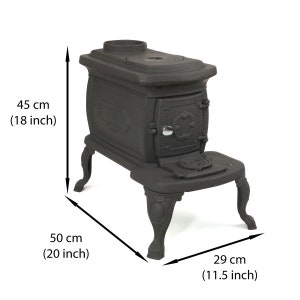 Cast Iron Stove, Mini Cast Iron Fireplace, Mini Fireplace for Caravan ...