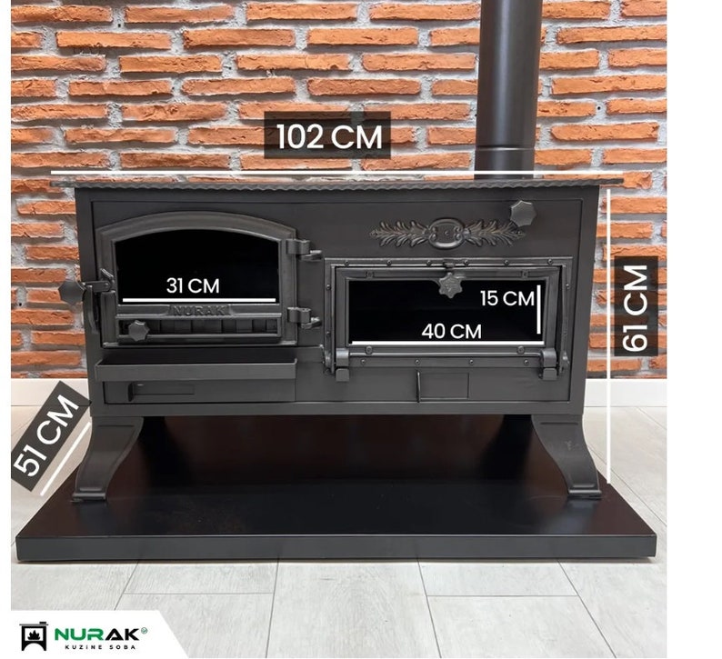 Turkish Wood Burning Cook Stove: Cappadocia Fireplace Oven - Etsy