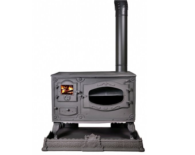 Cast Iron Wood Burning Cooker Stove: Turkish Oven, Camping Heater - Etsy