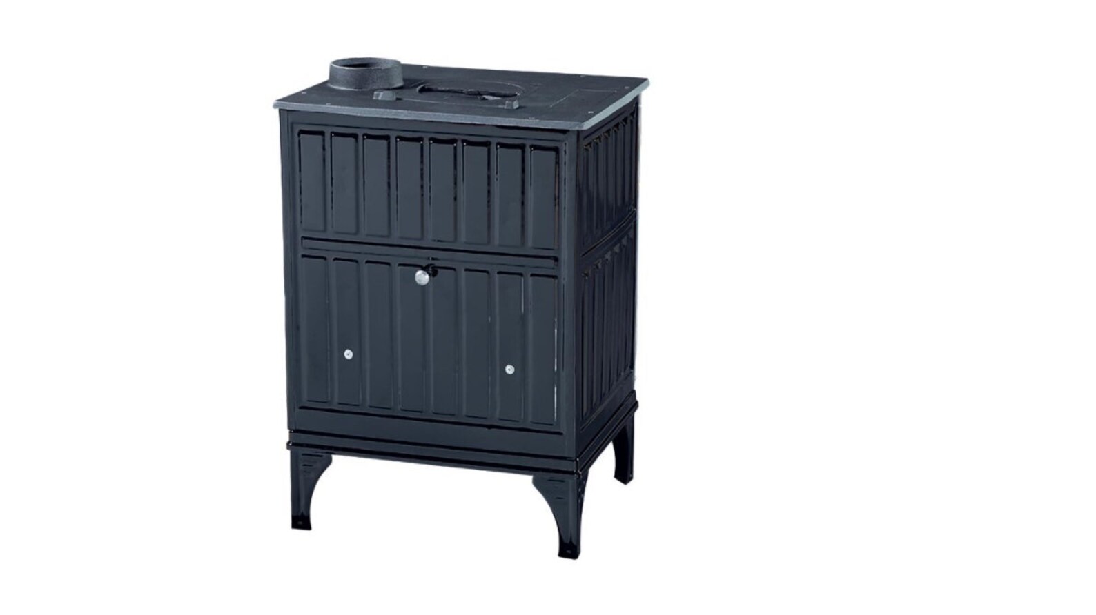 Wood & Coal Burning Cooker Stove: Enamel Oven, Indoor/outdoor Heating ...
