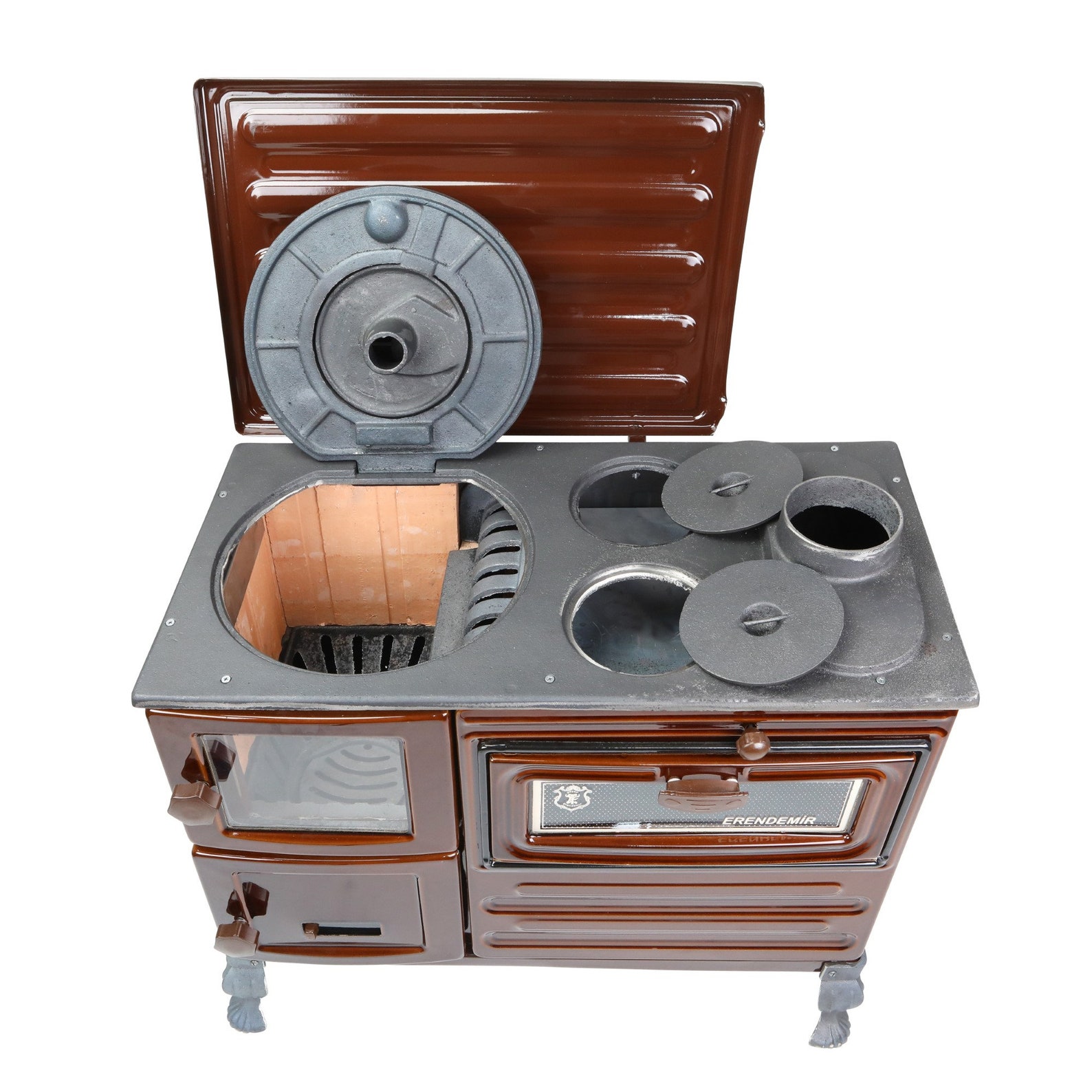 Turkish Oven Wood Burning Stove: Camping Cooker, Fire Pit Heater - Etsy
