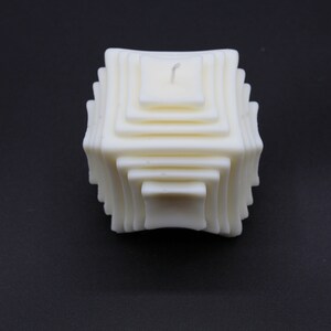 Candle, Cube Candle, Custom Cube Candle, Geometric Cube Candle, Home ...