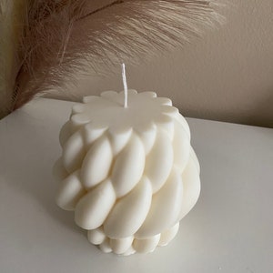 Braided Pillar Candle - Etsy