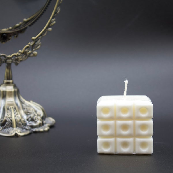 Rubik's Cube Candle - Etsy