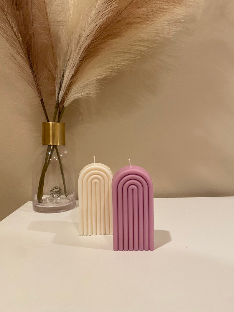 Aesthetic Arch Candle - Etsy