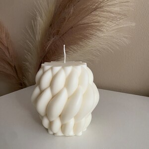 Braided Pillar Candle - Etsy