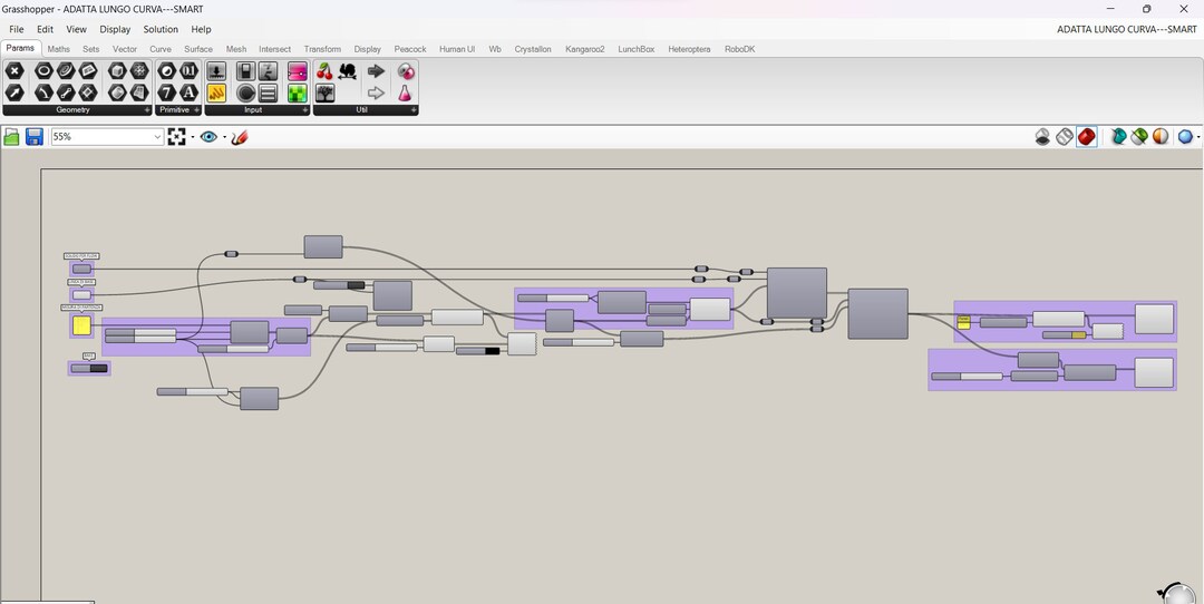 GRASSHOPPER Flow Along With Curves - Etsy