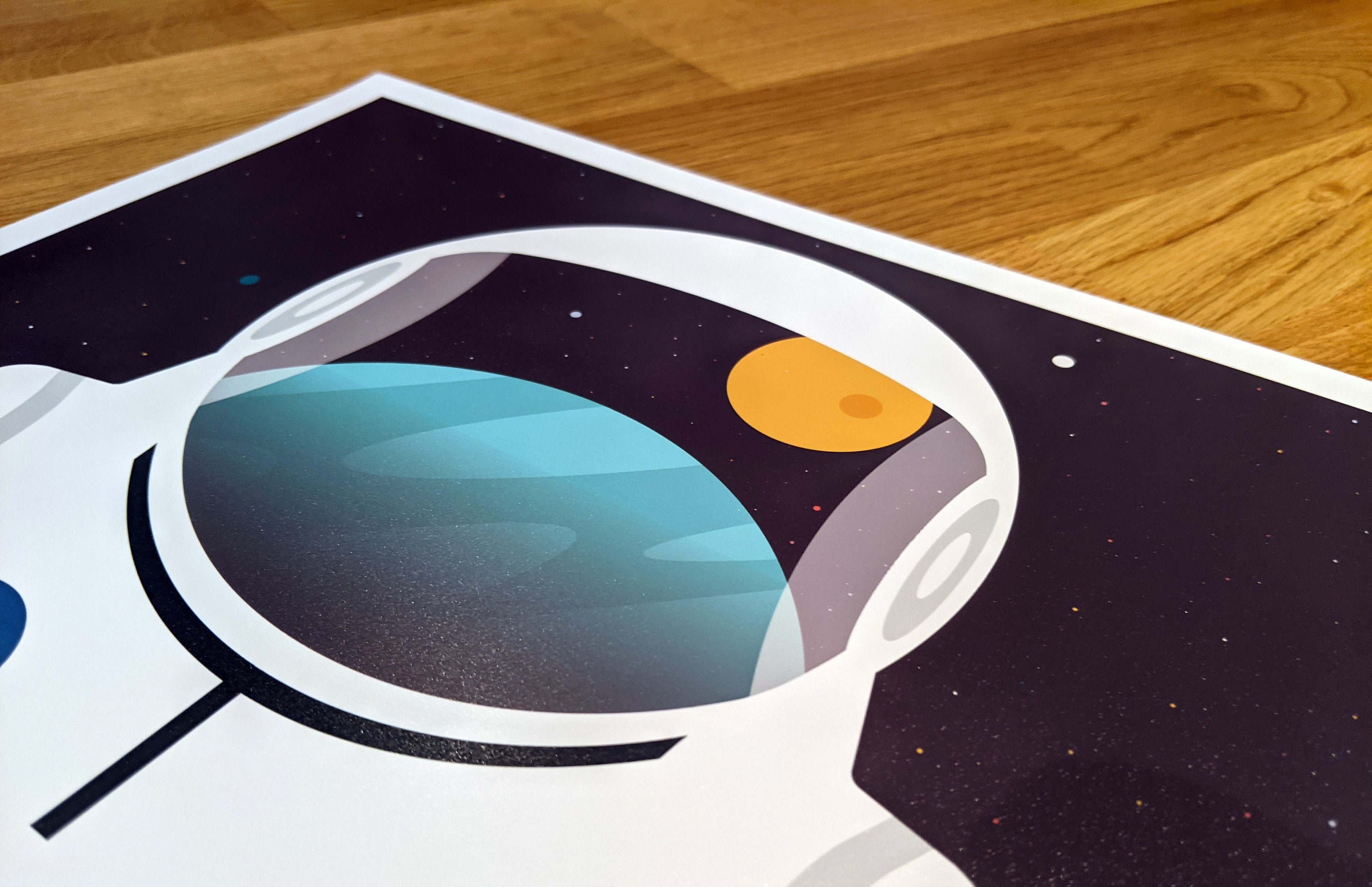 Space Minimal Art Print - Etsy